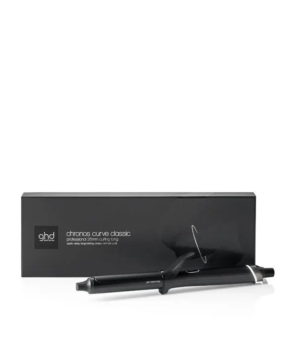GHD Chronos Curve Classic Tong Hair Curler - Black