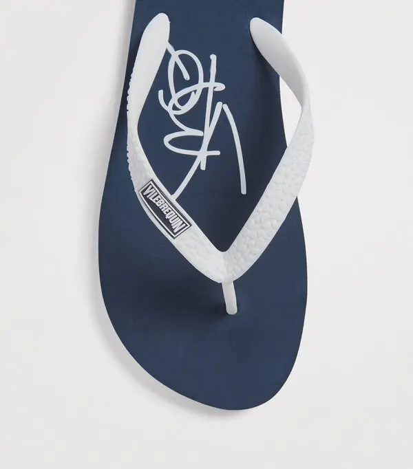 Vilebrequin Logo Flip Flops