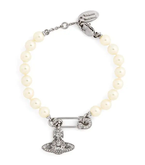 VIVIENNE WESTWOOD Orb Lucrece Bracelet - Silver