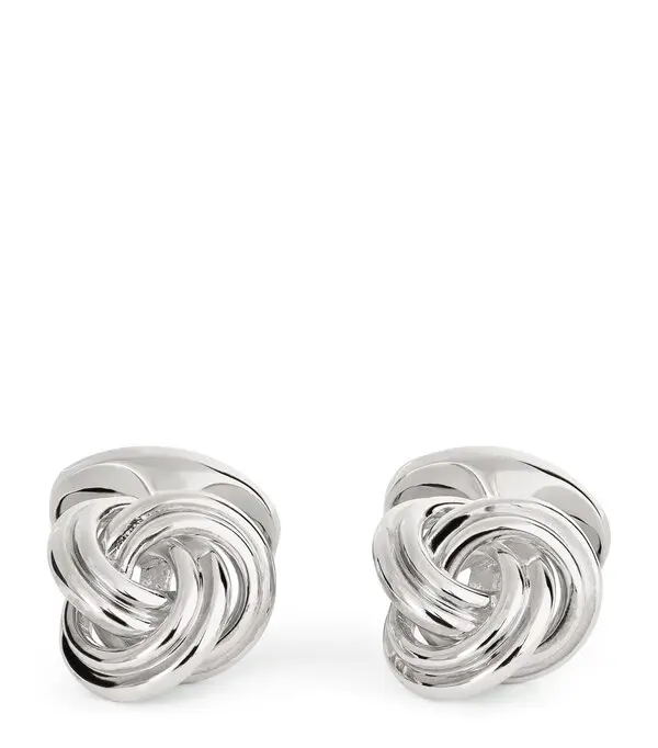DEAKIN & FRANCIS Sterling Knot Cufflinks - Silver