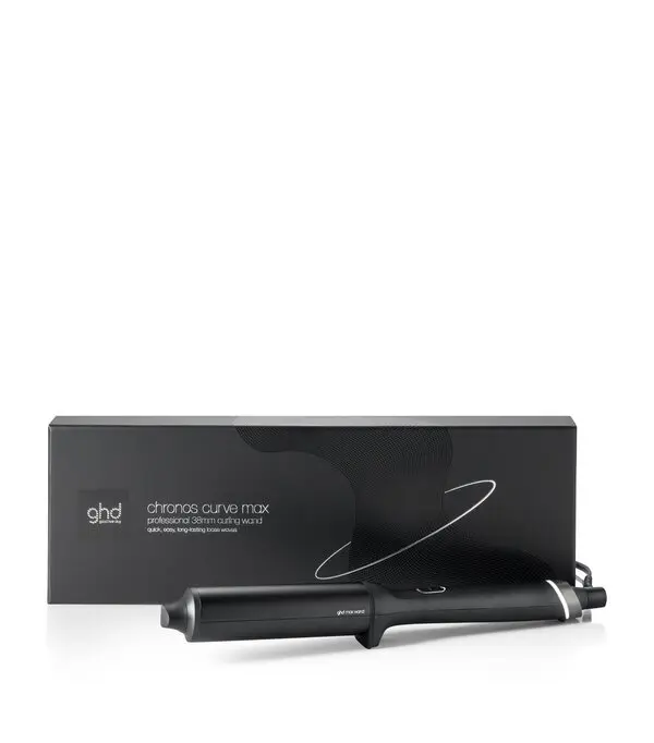 GHD Chronos Curve Max Wand Hair Curler - Black