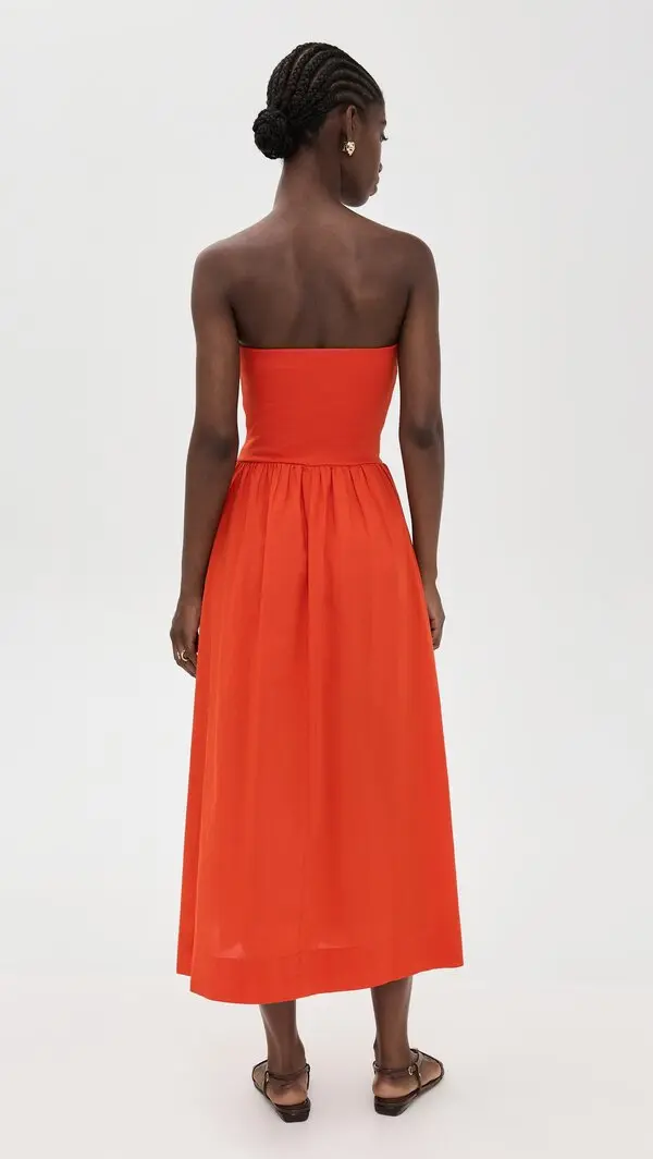 formal red and black dress for ladies Off the Shoulder Red Prom Dress Black Girl Slays main image 1