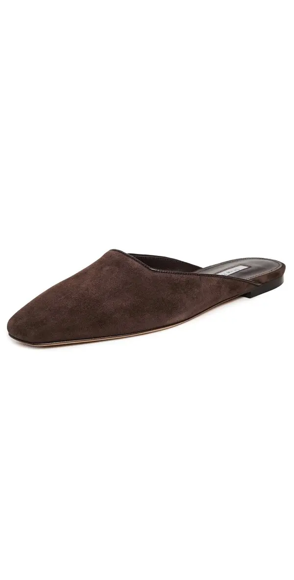 EMME PARSONS Flat Mules - Espresso