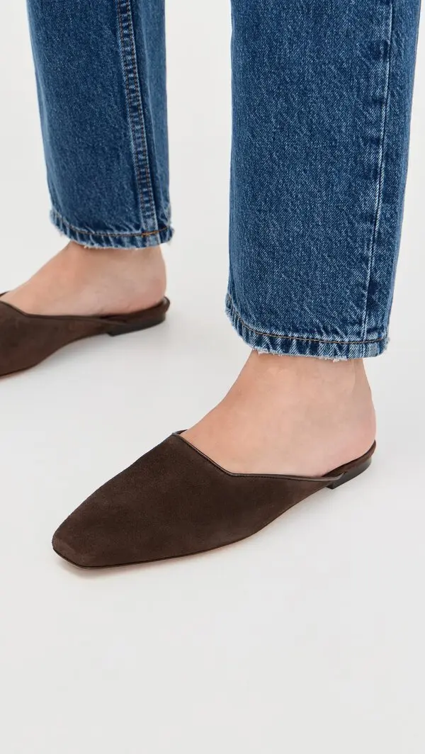 EMME PARSONS Flat Mules - Espresso