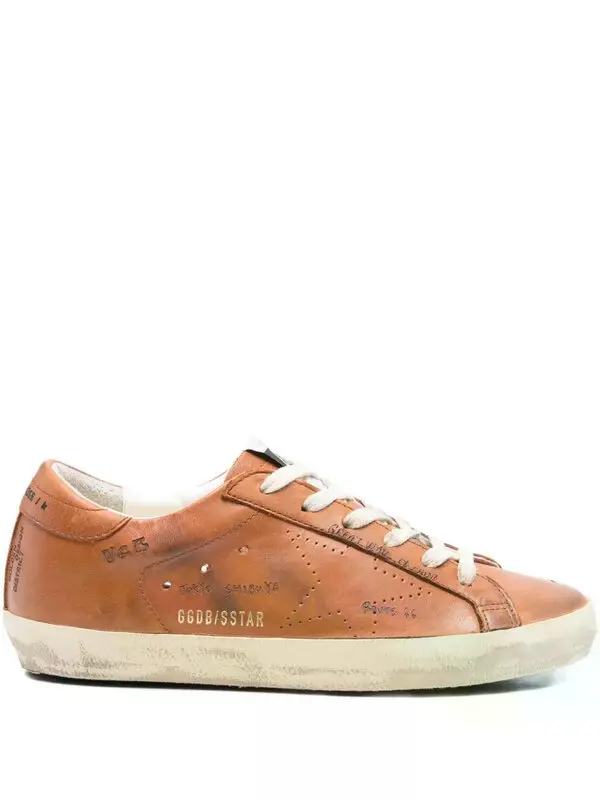 GOLDEN GOOSE Super Star Sneakers - Brown