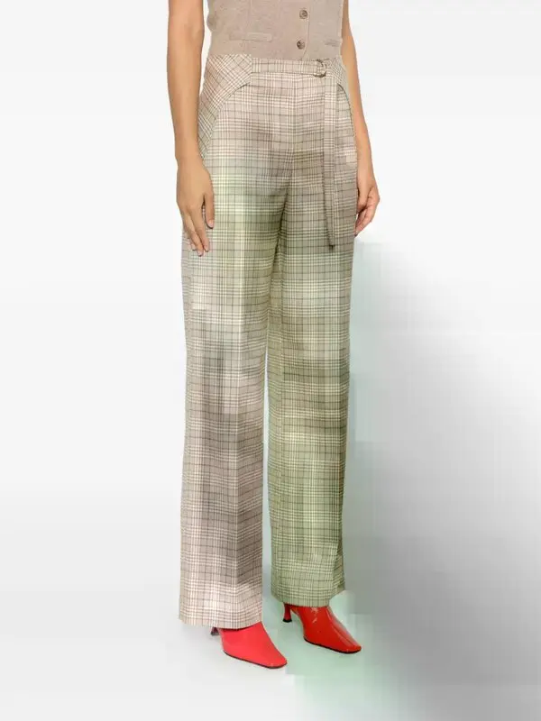 Patrizia Pepe Checked Trousers
