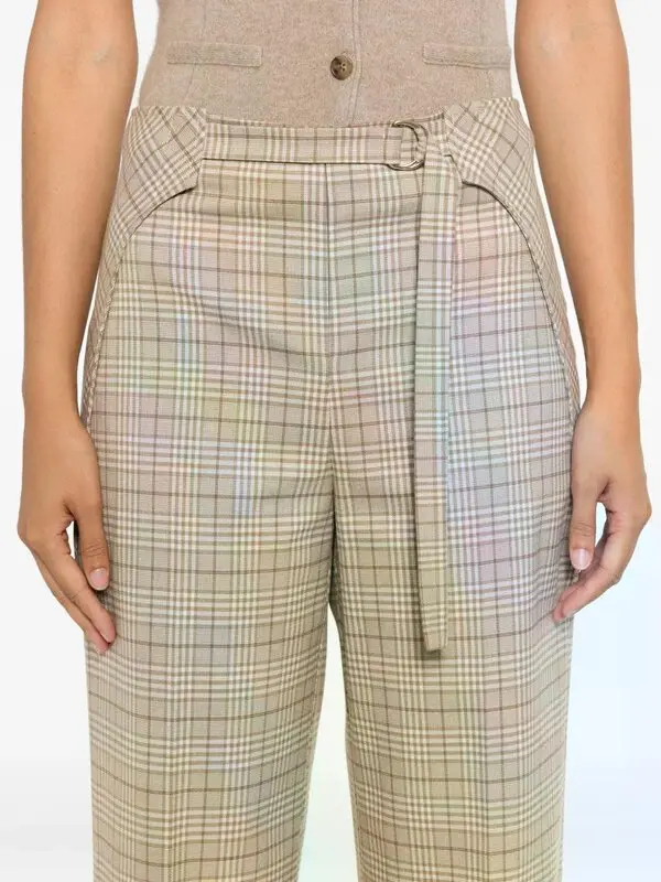 Patrizia Pepe Checked Trousers