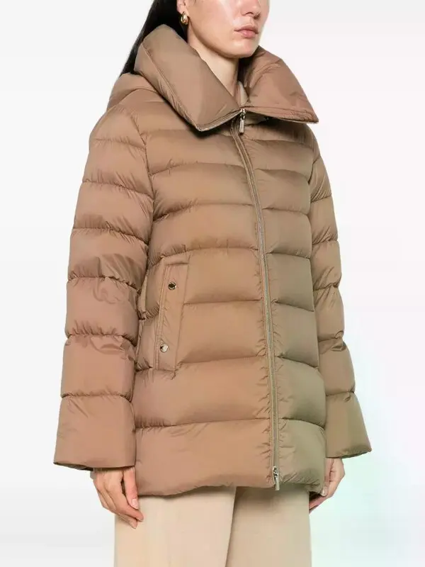 MOORER Quilted Hooded Jacket