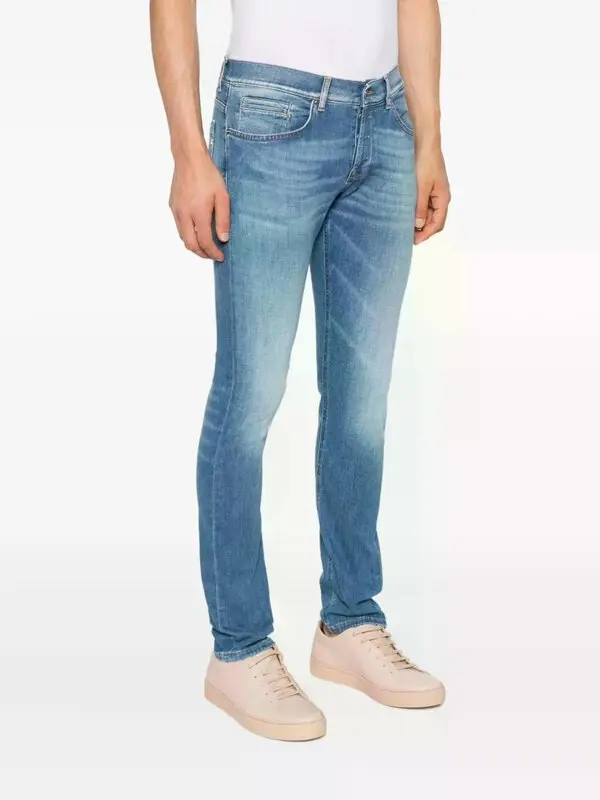 DONDUP Five-pocket Straight Leg Jeans