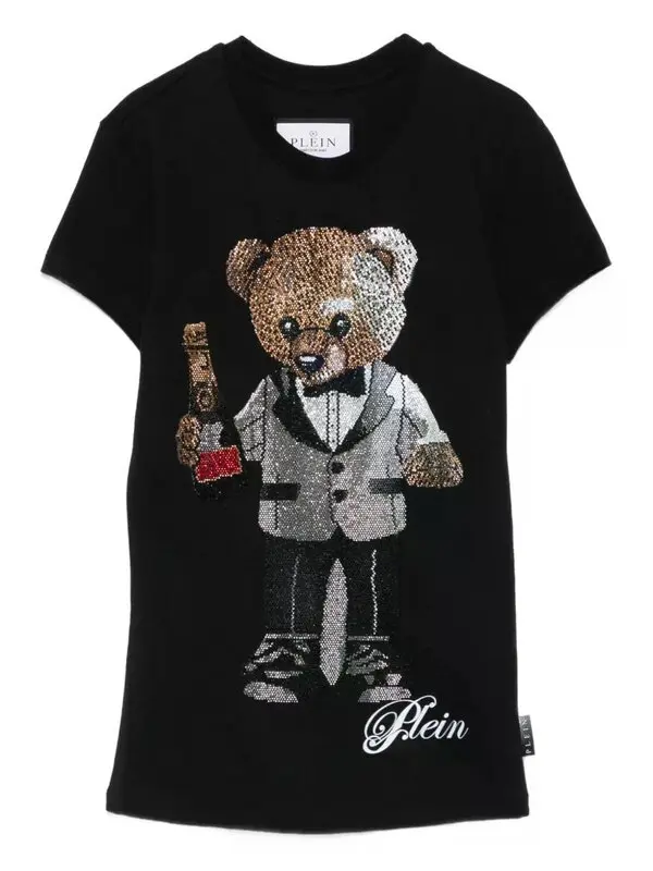Philipp Plein Bear-motif T-shirt - Black