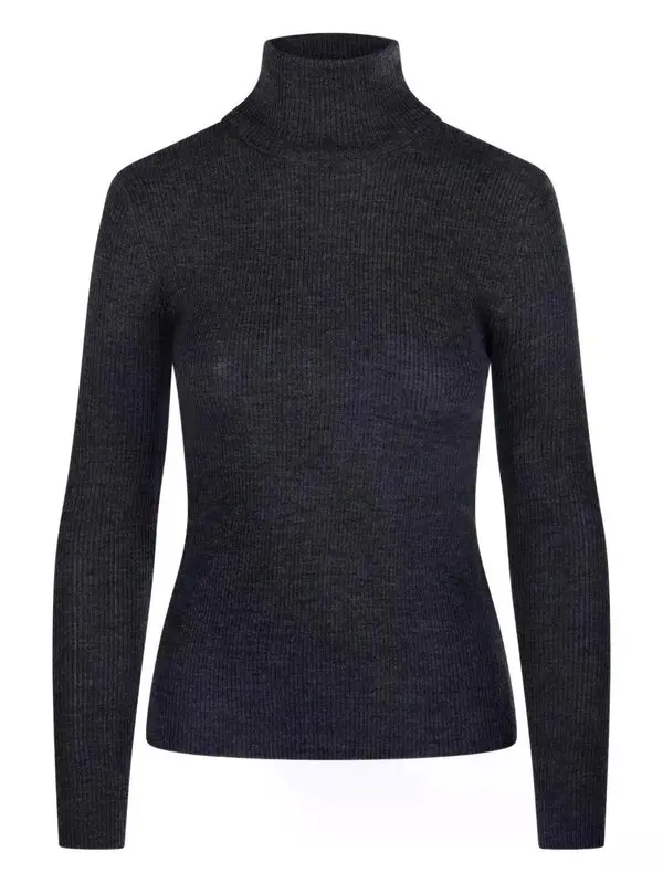 P.a.r.o.s.h Leila Ribbed Turtleneck Sweater - Grey