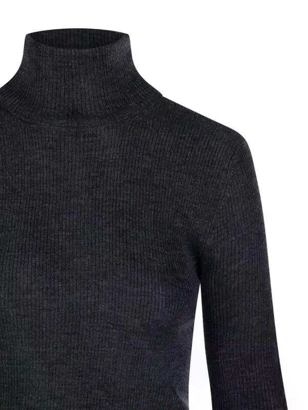 P.a.r.o.s.h Leila Ribbed Turtleneck Sweater - Grey