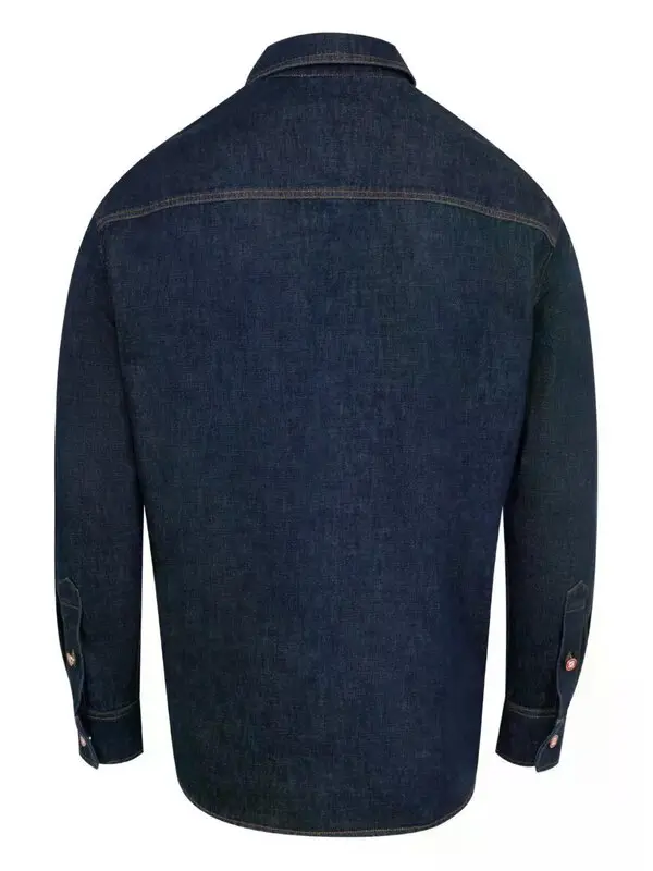Casablanca Monogram-motif Denim Shirt
