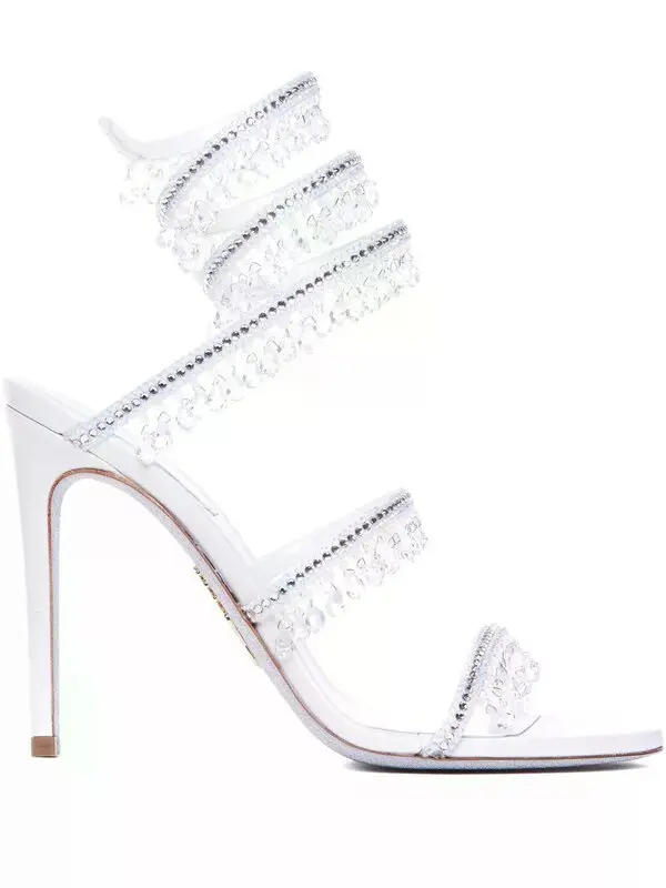 Rene Caovilla 105mm Leather Sandals