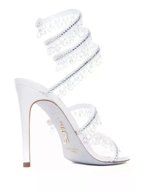 Rene Caovilla 105mm Leather Sandals