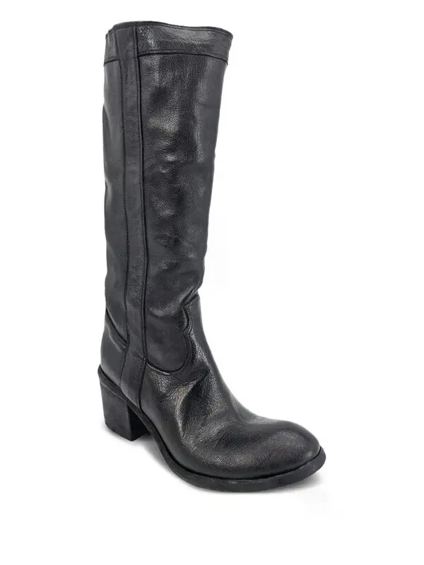 MADISON MAISON 57mm Leather Knee-high Boots - Black
