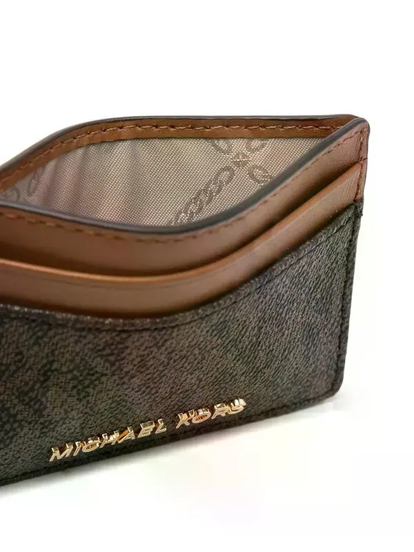 Michael Kors Leather Logo Card Holder