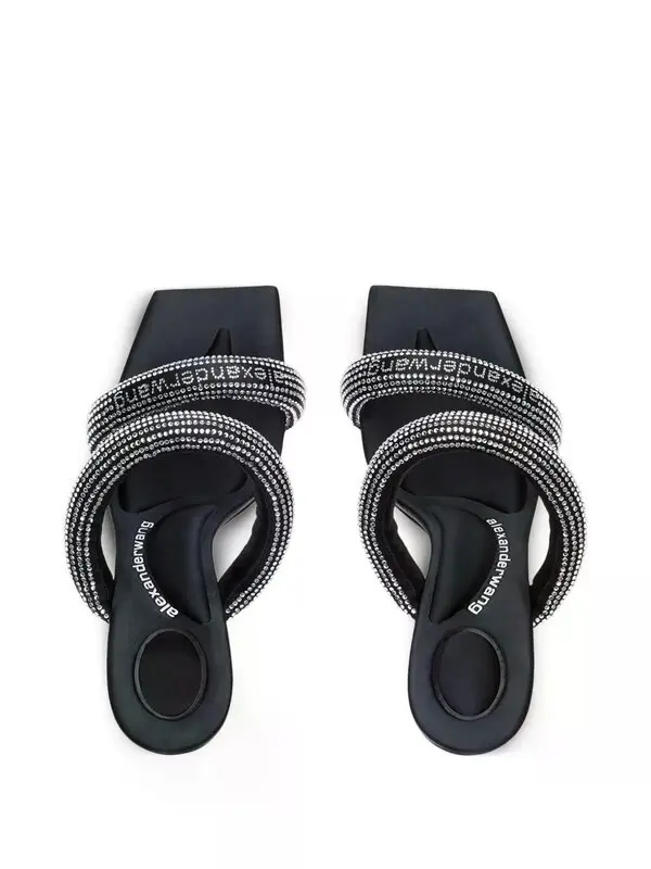 Alexander Wang Crystal-embellished Stiletto Sandals