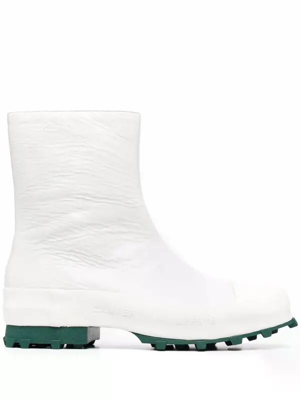Camper Traktori Ankle Boots - White