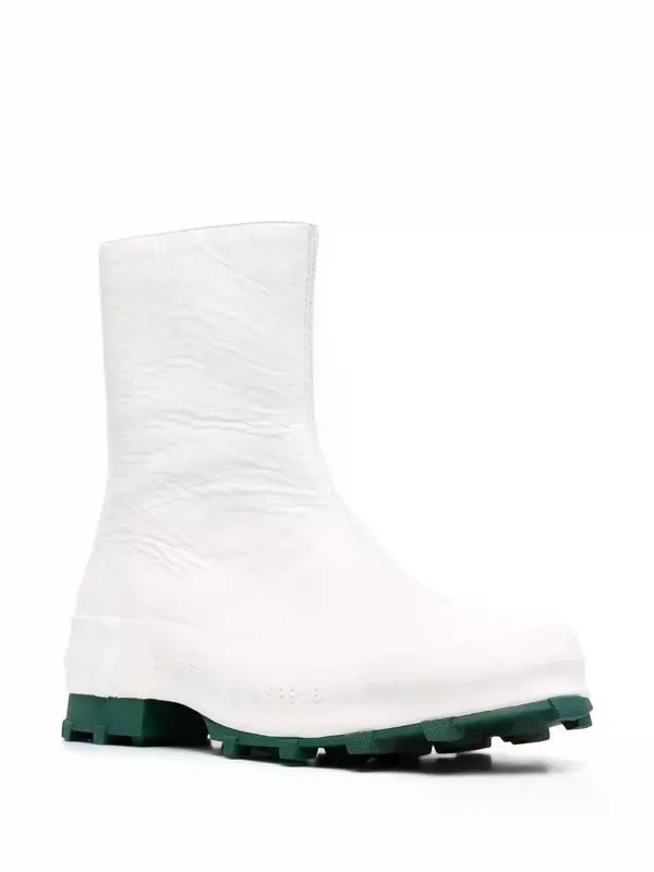 Camper Traktori Ankle Boots - White