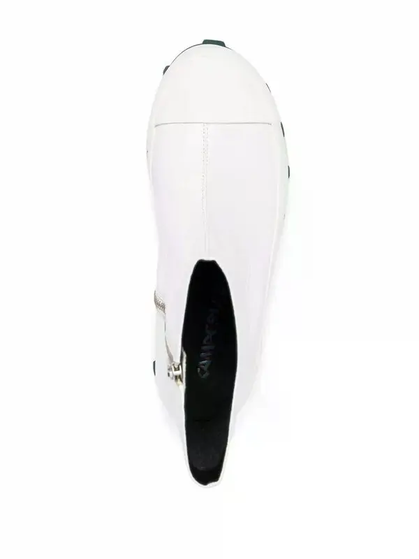 Camper Traktori Ankle Boots - White