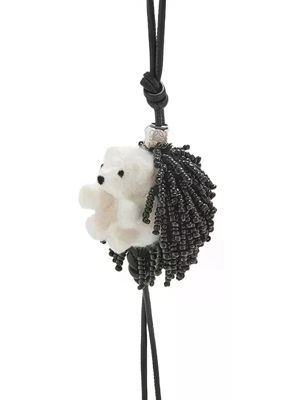 Loewe Hedgehog Beaded Keyring