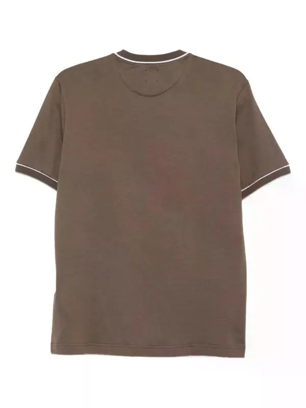 Eleventy Contrasting-trim T-shirt