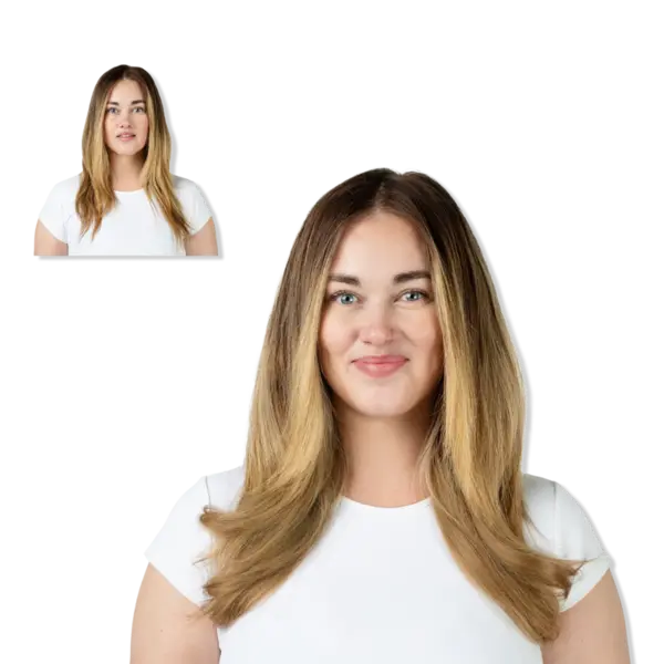 LOCKS & MANE 16" Clip-in Human Hair Extensions - Butterscotch