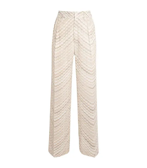 Missoni Zigzag Wide-leg Trousers