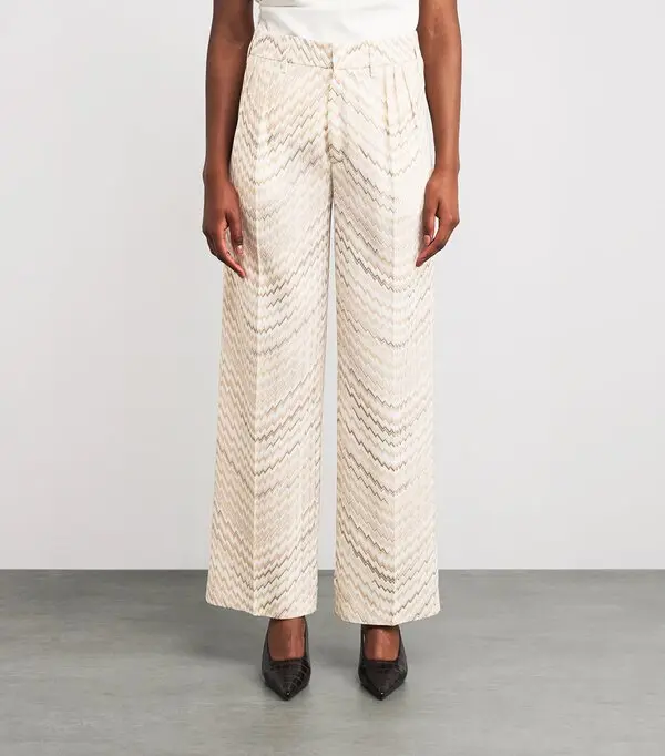 Missoni Zigzag Wide-leg Trousers