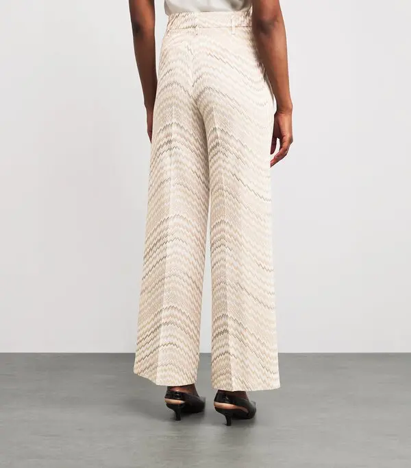 Missoni Zigzag Wide-leg Trousers