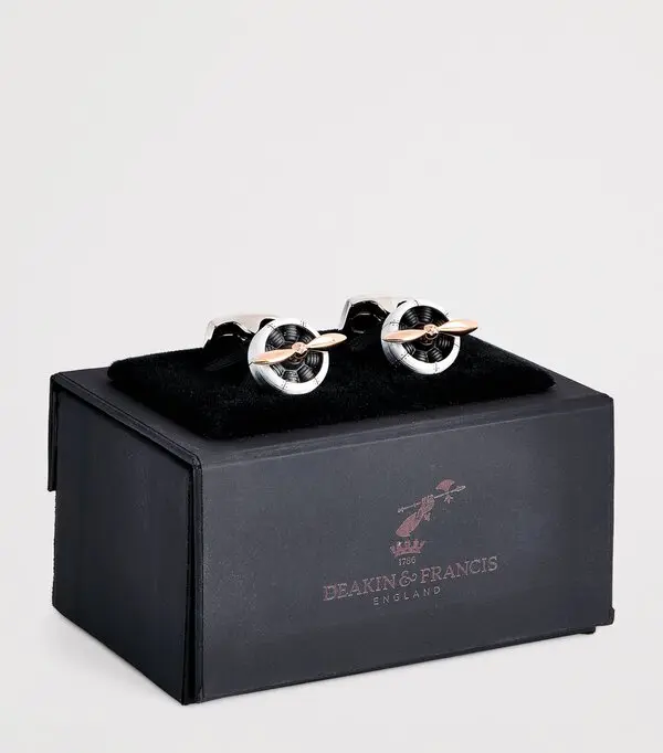 DEAKIN & FRANCIS Aluminium Sopwith Propellor Cufflinks
