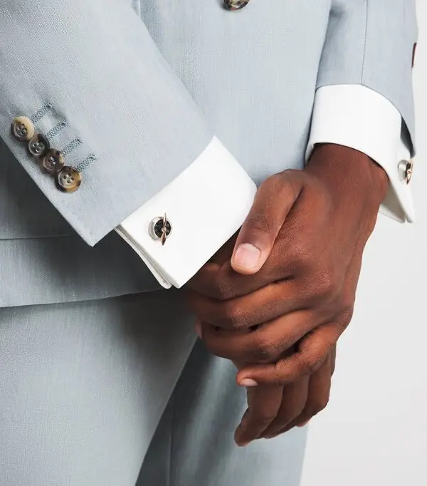 DEAKIN & FRANCIS Aluminium Sopwith Propellor Cufflinks