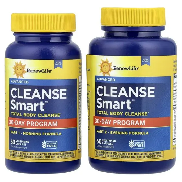 RENEW LIFE Cleanse Smart 30-day Program Kit 14 Day Kit
