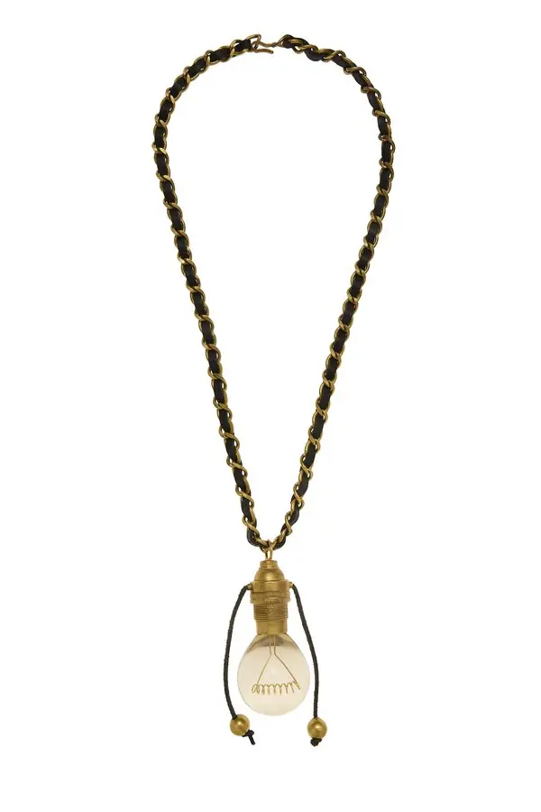 Chanel Lightbulb Necklace - Gold