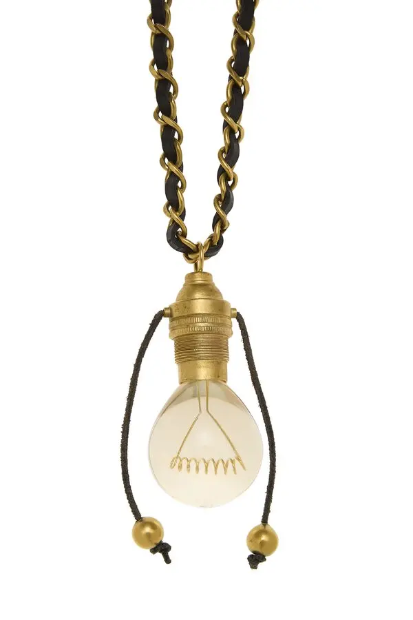 Chanel Lightbulb Necklace - Gold