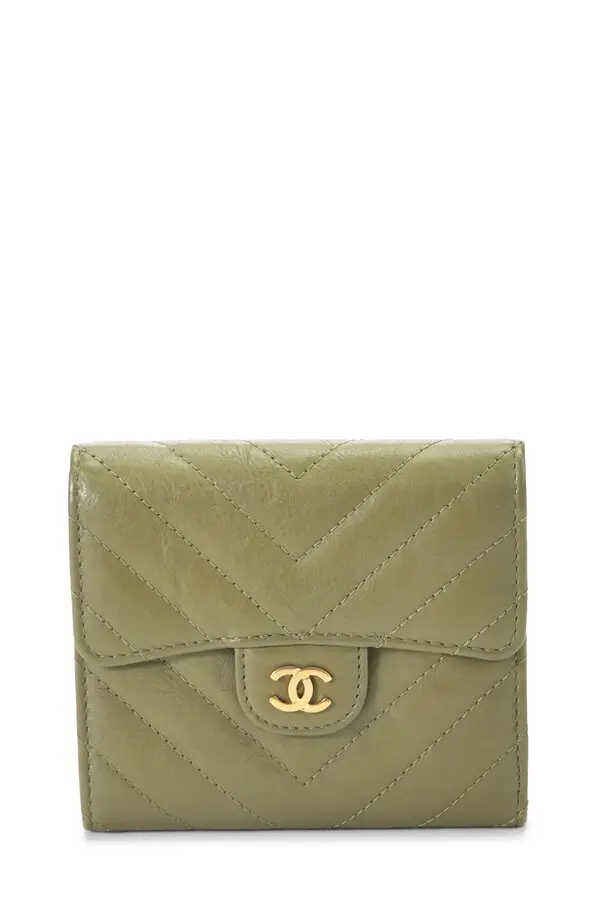 Chanel Lambskin Classic Flap Compact Wallet