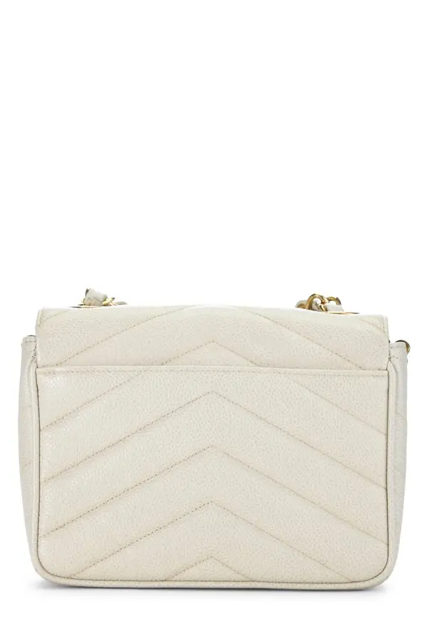 Chanel Quilted Caviar Chevron Envelope Bag