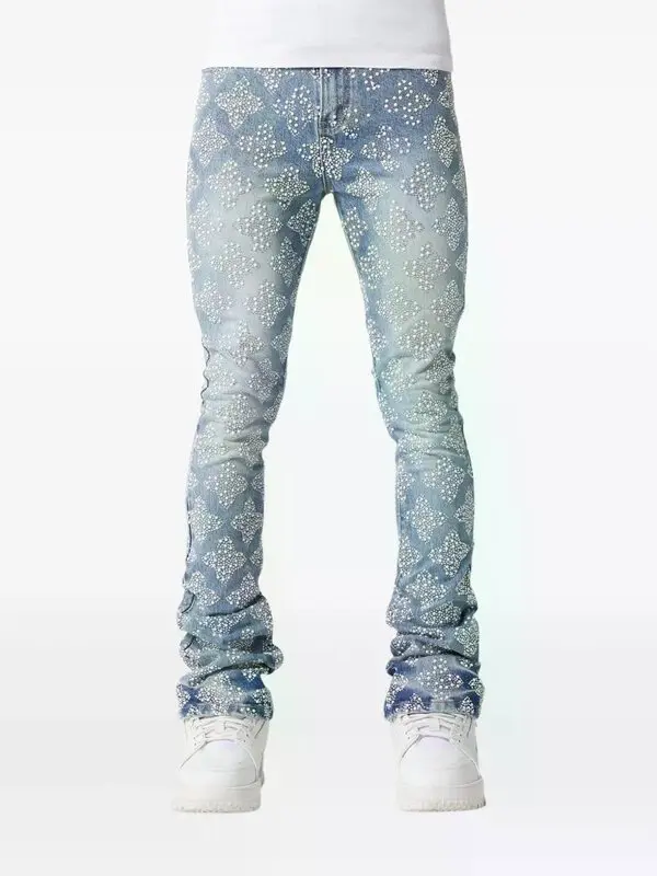 GUAPI Embellished Stacked Jeans