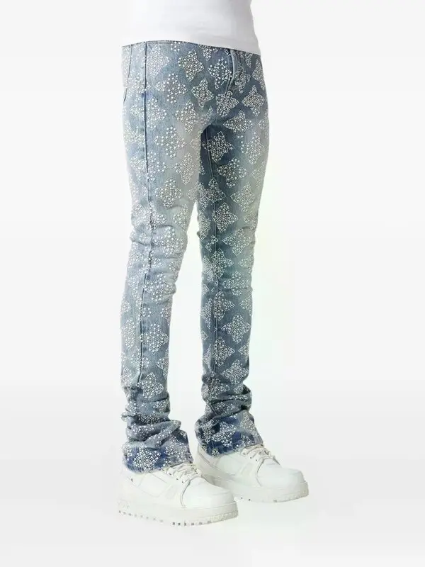 GUAPI Embellished Stacked Jeans