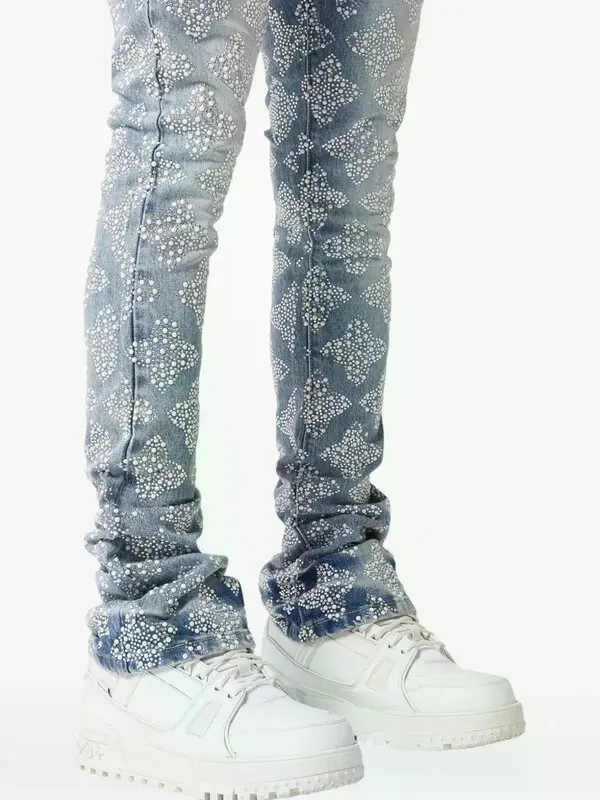 GUAPI Embellished Stacked Jeans