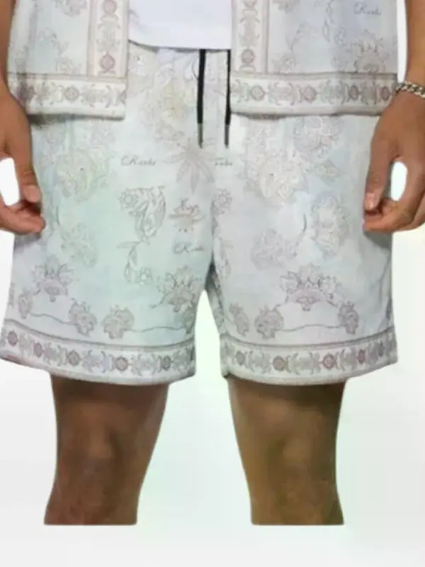 Ksubi Floral-print Shorts - Blue