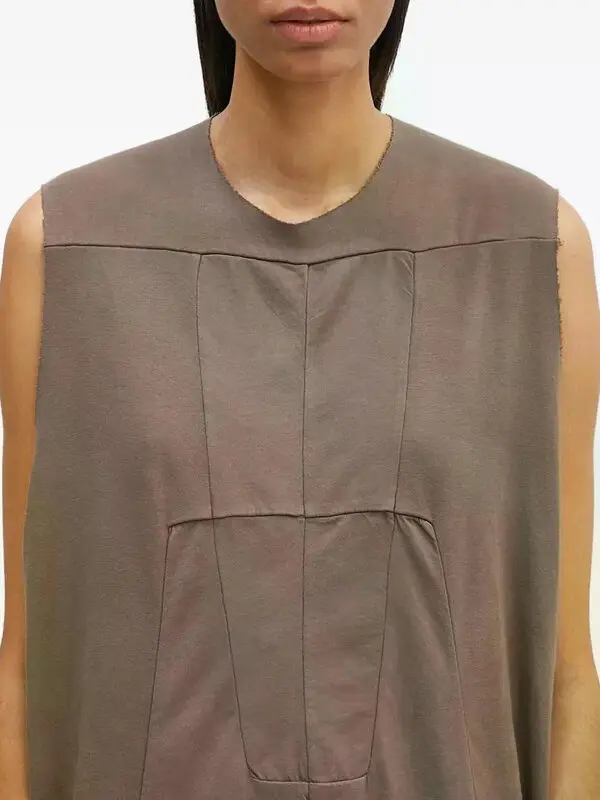 Rick Owens Panelled Sleeveless Top