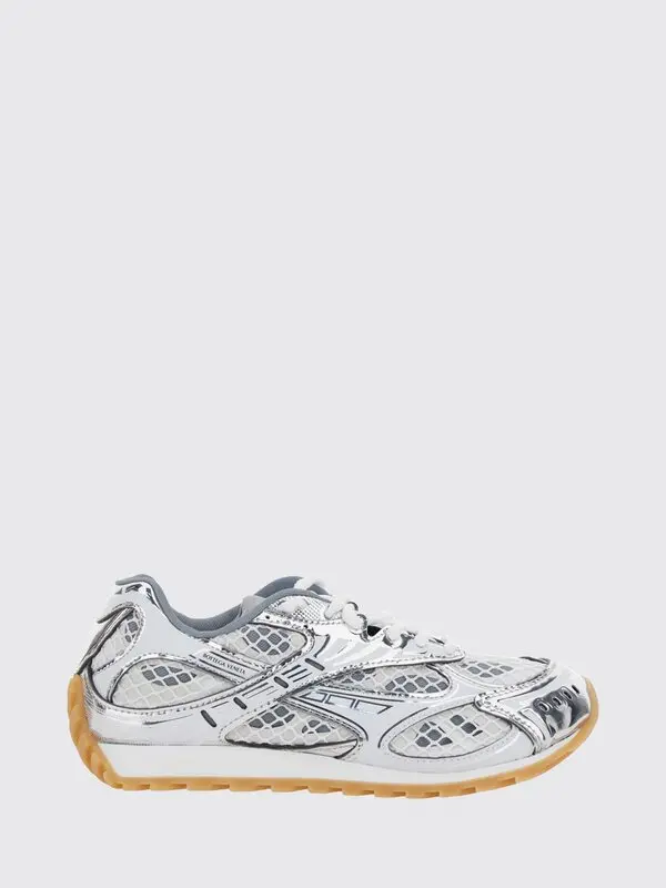 Bottega Veneta Orbit Technical Mesh Sneakers - Silver
