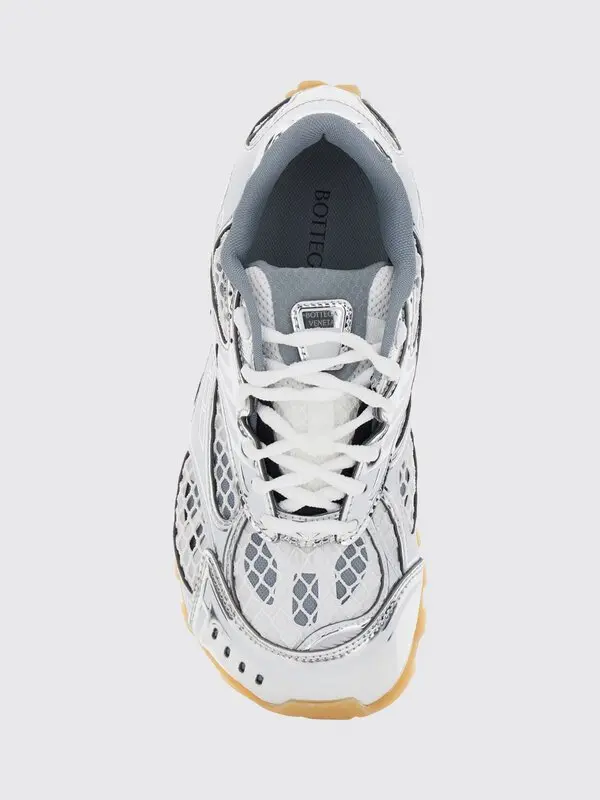 Bottega Veneta Orbit Technical Mesh Sneakers - Silver