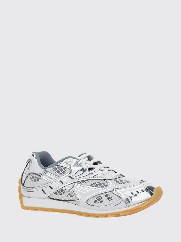 Bottega Veneta Orbit Technical Mesh Sneakers - Silver
