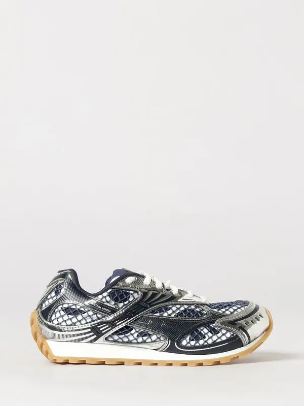 Bottega Veneta Orbit Technical Mesh Sneakers - Silver
