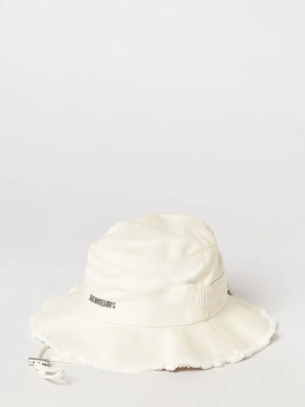 Jacquemus Bucket Hat With Drawstring - Beige