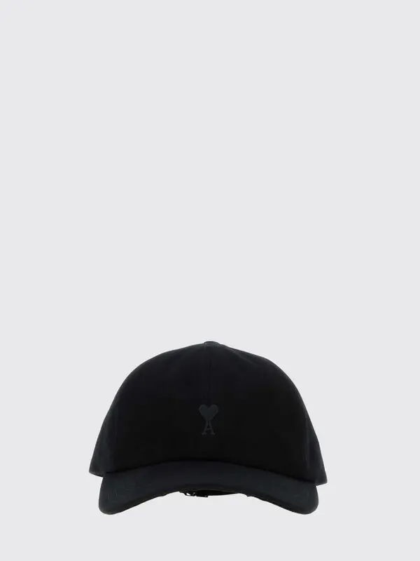 AMI Paris Baseball Cap With Embroidered Logo - Black