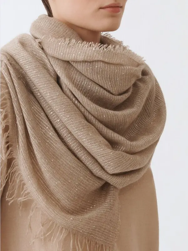 Fabiana Filippi Scarf - Beige